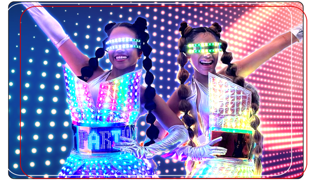 Glow Stilt Dancers Show - Recrea USA