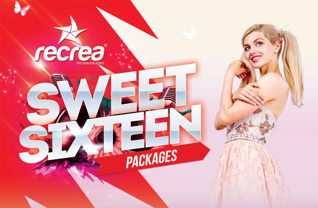 Sweet Sixteen Packages - Recrea USA